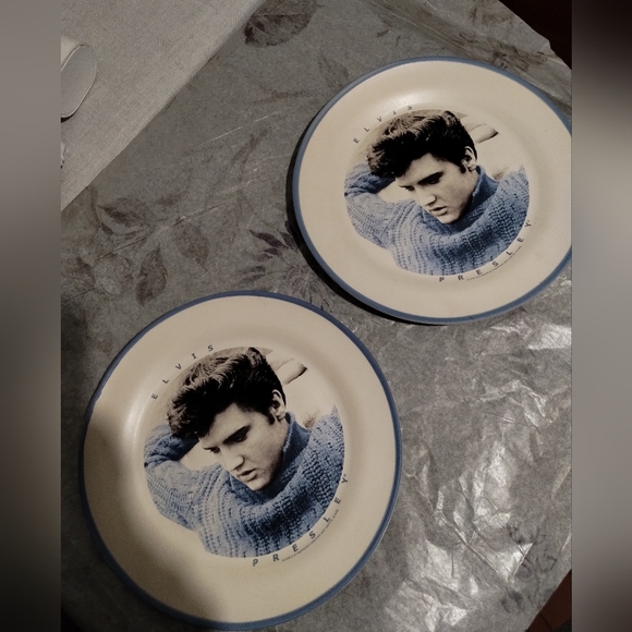 Elvis Presley | Other | 2 Elvis Younger Years Wall Plates | Poshmark